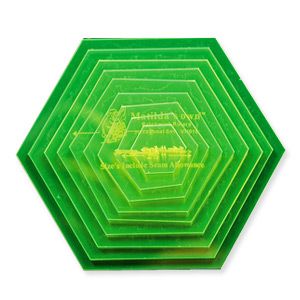 Small Hexagon Template Set VH010 | Bellarine Sewing Centre