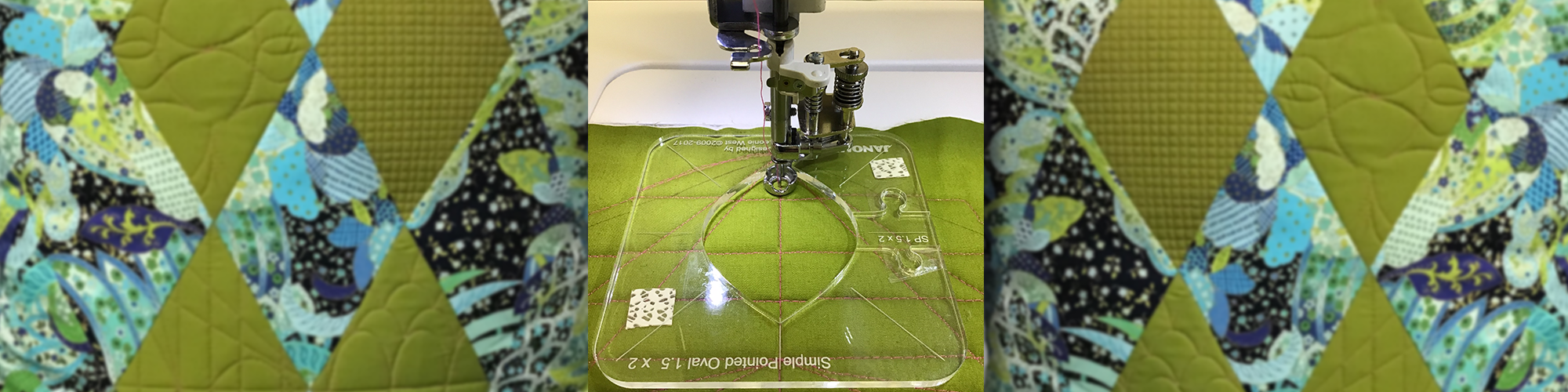 Janome Ruler Work Foot - High Shank - Bellarine Sewing Centre