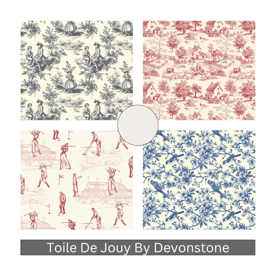 Explore the New Toile de Jouy Fabric Range at Bellarine Sewing Centre ...