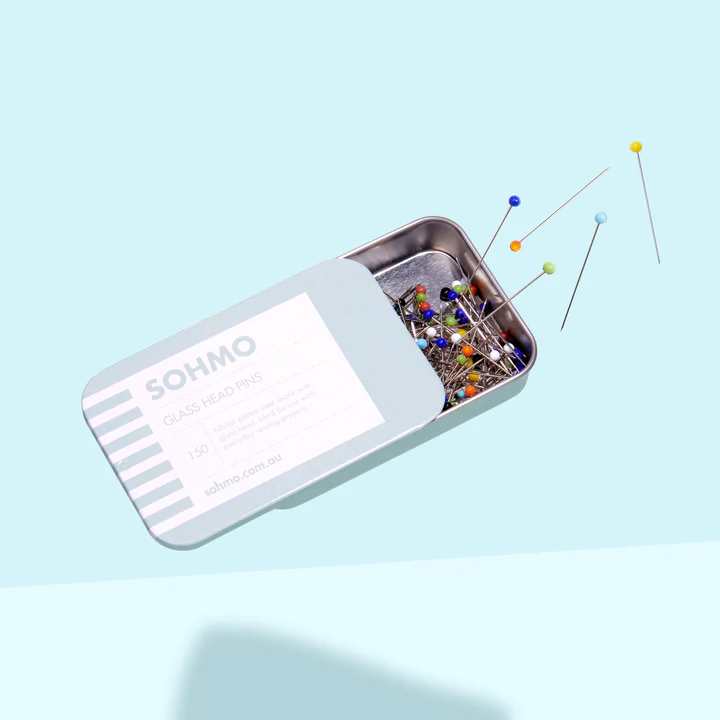 SOHMO - Glass Head Pins - Bellarine Sewing Centre