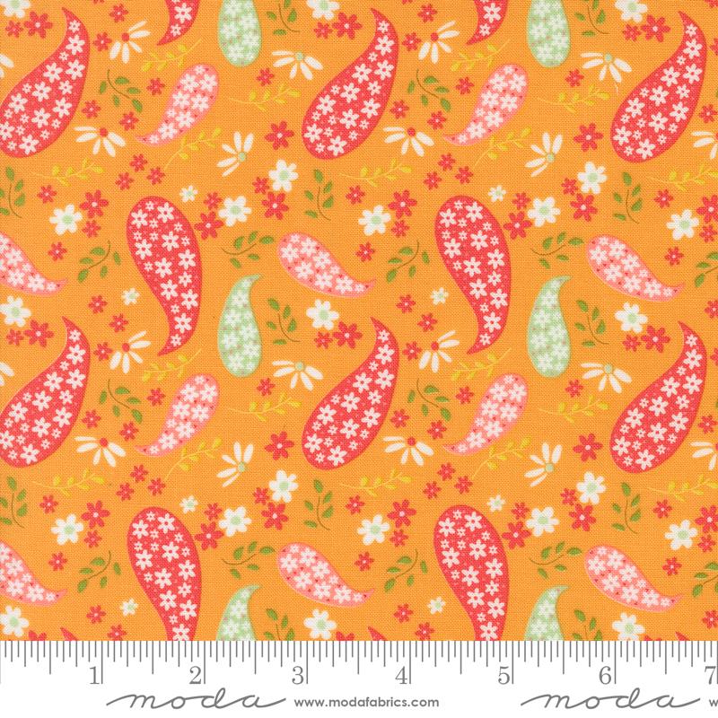 Raspberry Summer by Sherri and Chelsi - Apricot Paisley - 37691 14 ...