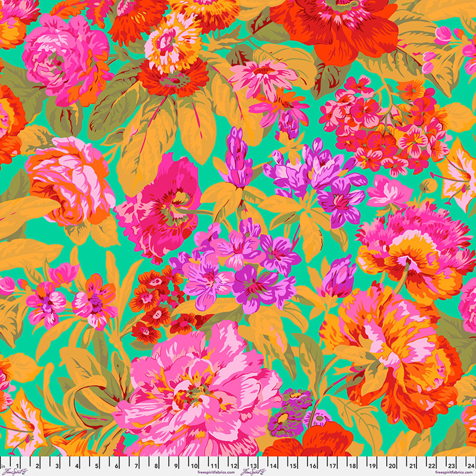 Kaffe Fassett Collective 2026 - PWPJ083.GREEN Voluptuous - Bellarine ...